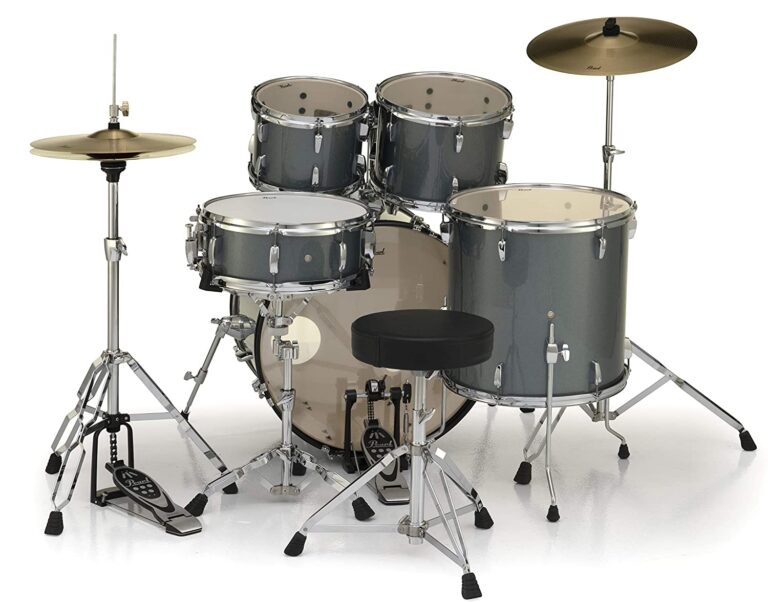 Pearl Roadshow 5-piece Drum Set - Charcoal Metallic - Audio Shop Dubai