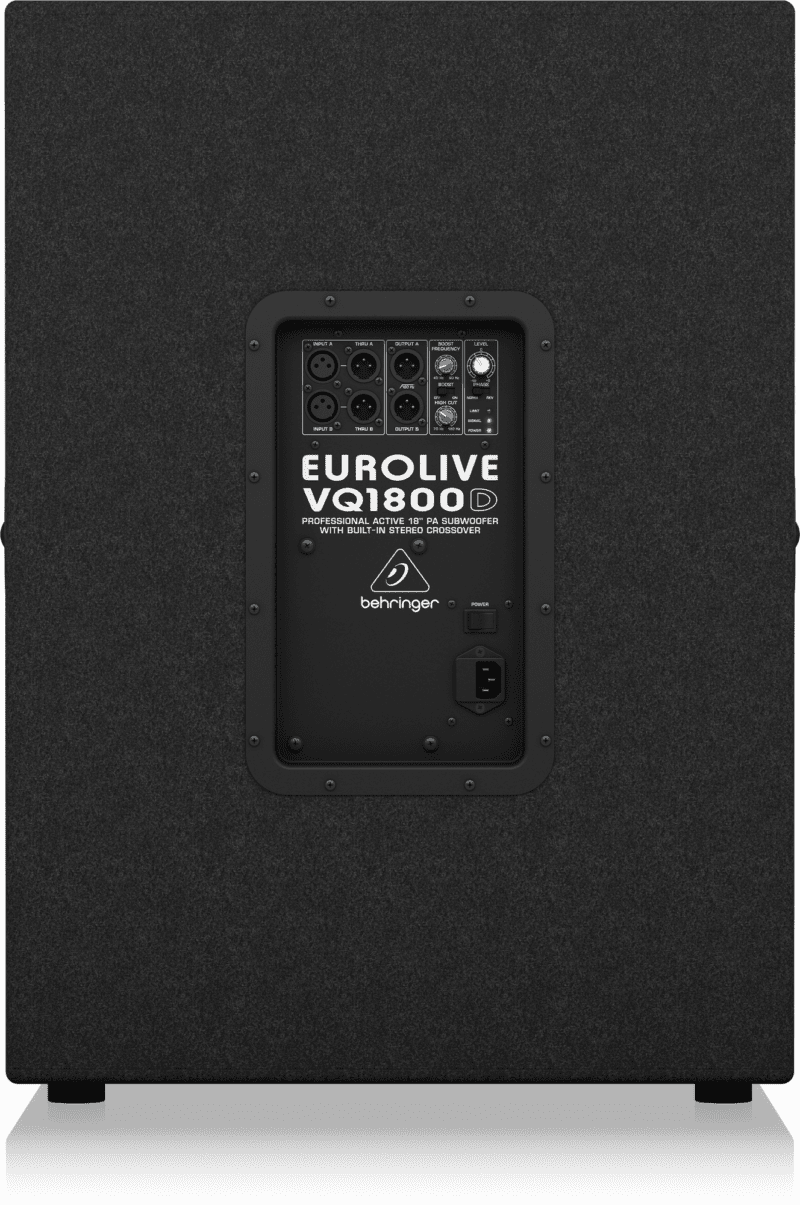 Behringer Eurolive VQ1800D 500W 18 inch Powered Subwoofer - Audio Shop ...